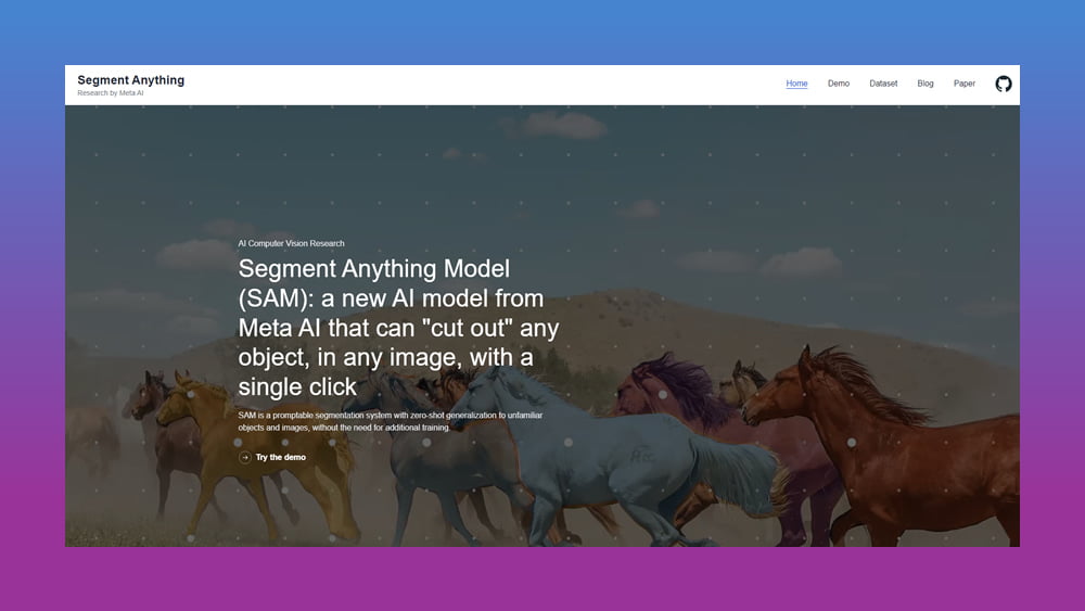 Segment Anything Model (SAM) | FuturePedia Segment Anything Model (SAM) | FuturePedia