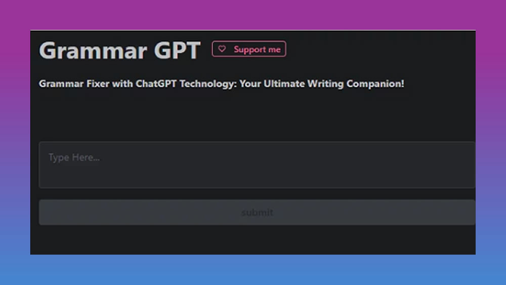 GrammarGPT | Futurepedia