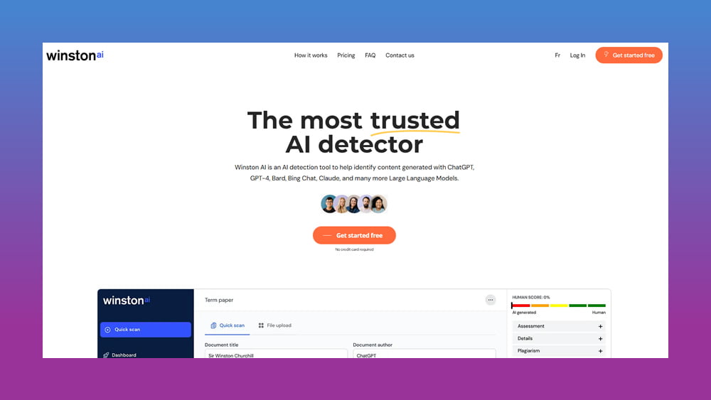 Winston AI: The Most Trusted AI Detector | Futurepedia