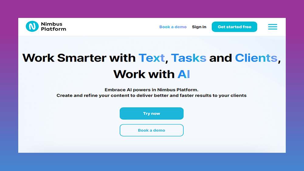Nimbus AI | Futurepedia