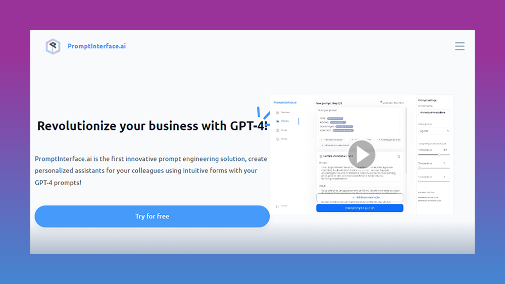 PromptInterface AI | Futurepedia