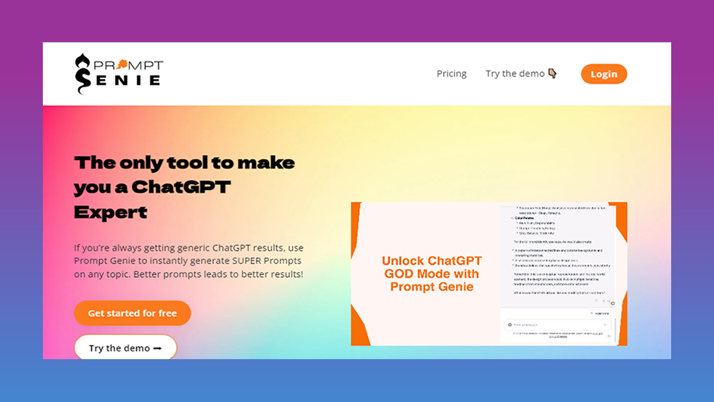 Prompt Genie AI | Futurepedia